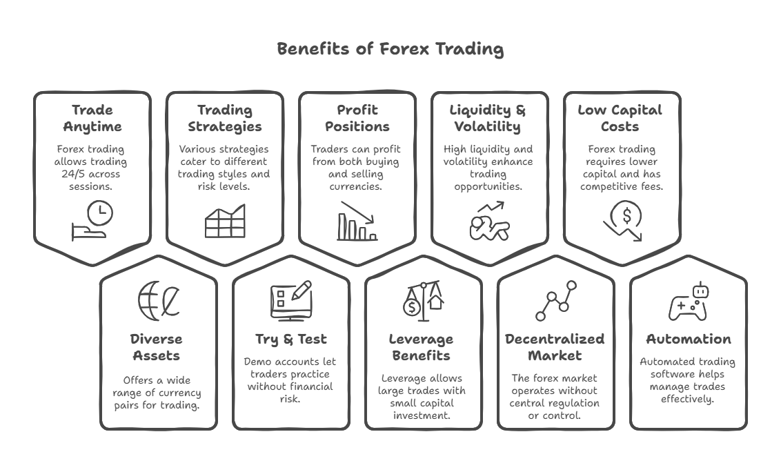 Benefits of Forex Trading: Advantages, Real Examples & Smart Strategies